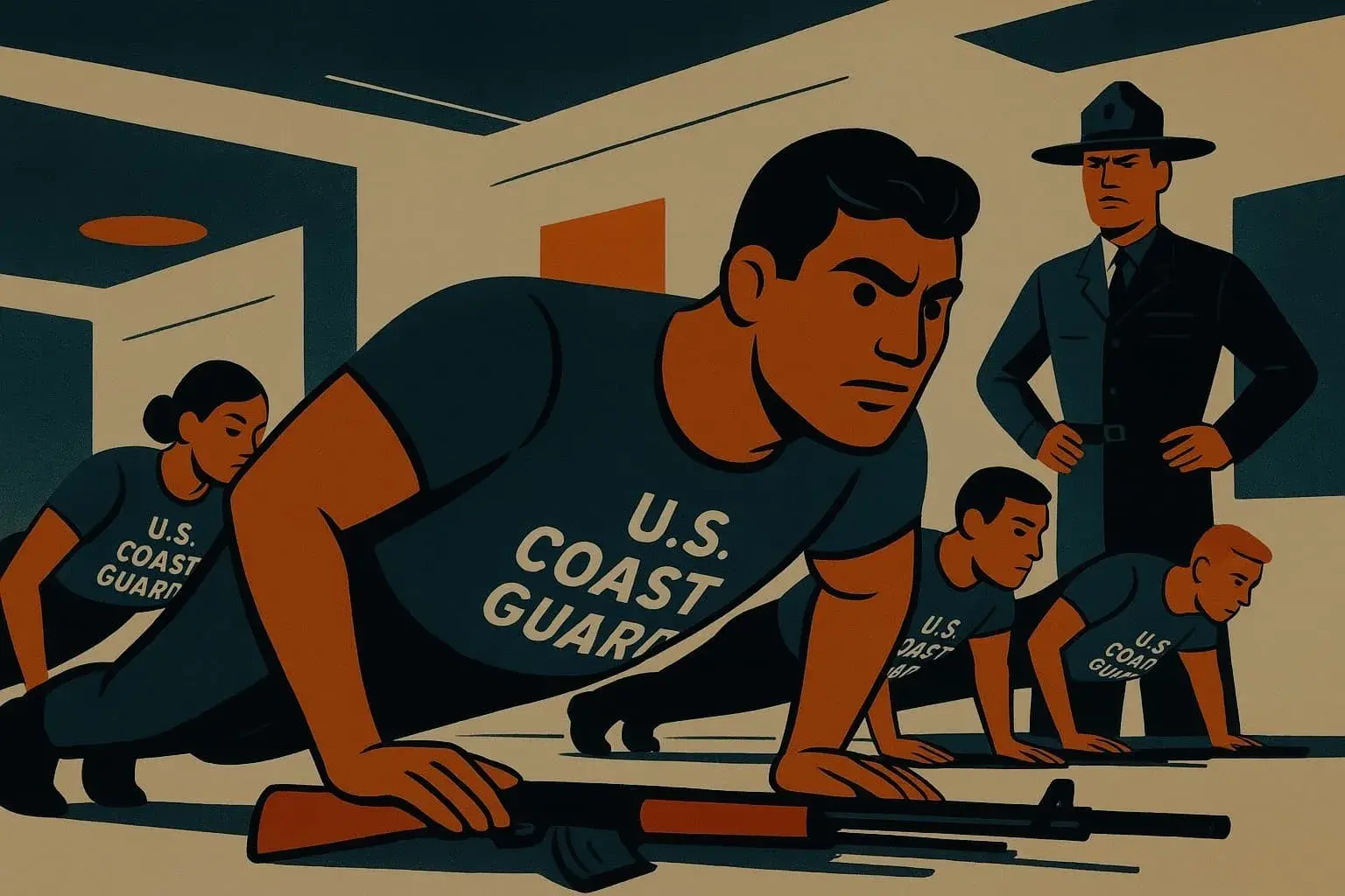 Counting Reps During The Coast Guard Boot Camp Workout | Survive Coast ...